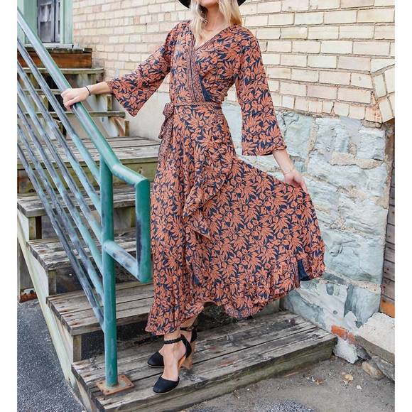 Cienna | Dresses | New Cienna Bodhi Wrap Dress In Bodhi | Poshmark